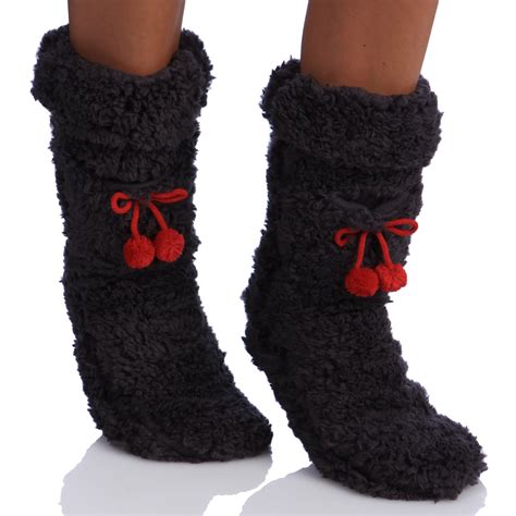 You Betcha Weve Got Em Loving These Fleece Slippers Fluffy Socks