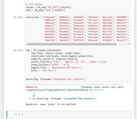 iplot在jupyter notebook中未被识别
