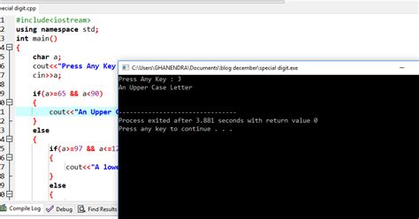 c program to check character is uppercase lowercase alphabet or a