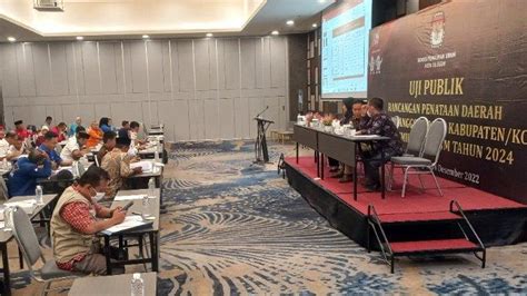 Kpu Cilegon Lakukan Uji Publik Rancangan Penataan Dapil Jumlah Kursi