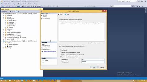 how to configure azure sql database as a a linked server to an onprem