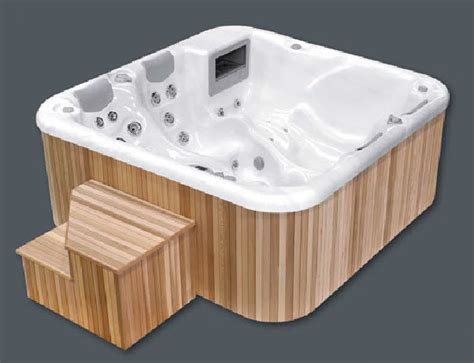 Built In Hot Tub Mojito Procopi Above Ground Square 4 Seater
