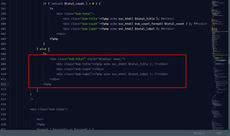 adding html style tag within php sytax breaks highlighting technical
