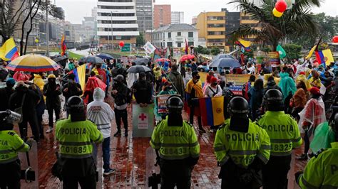 Conmemoración Del Paro Nacional En Colombia Puntos De Encuentro Para