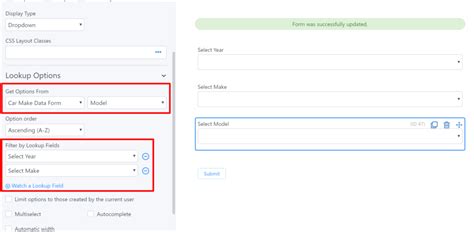 how to create conditional drop down lists in wordpress forms