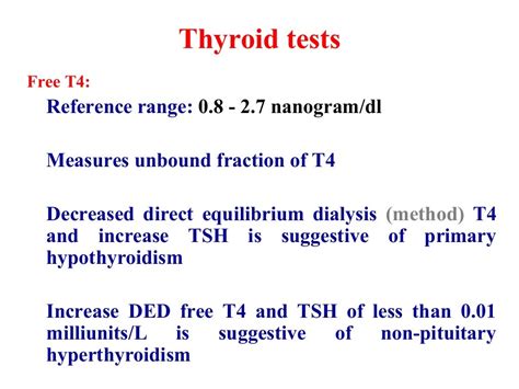 thyroid function tests