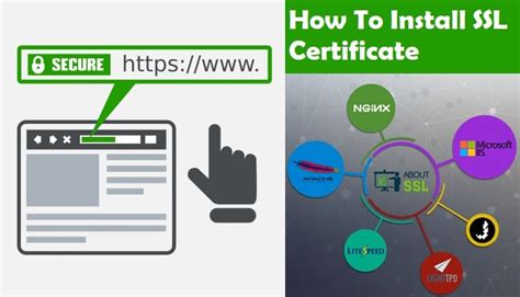 how to install ssl certificates on different web servers