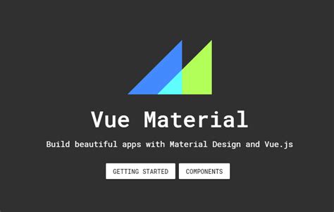 a simple and lightweight material design ui for vue js