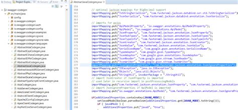 annotation needed from swagger codegen stack overflow