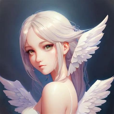 Anime Angel Girl Wings