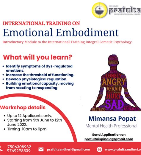Emotional Embodiment Training Session