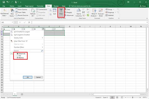 how to delete all blank rows in excel fast