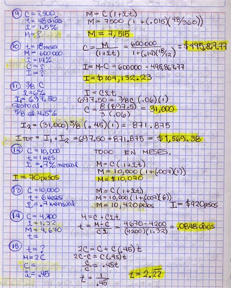 Guia De Ejercicios Matematicas Financieras Prestamos Rapidos Financieras