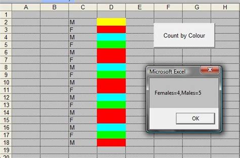vba countif exclude based on cell color stack overflow
