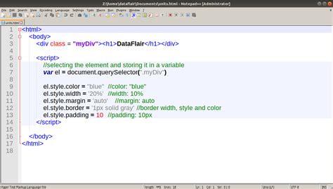 javascript style attribute how to implement css styles
