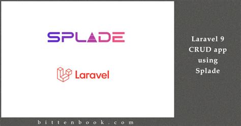 laravel 9 crud app using splade bittenbook