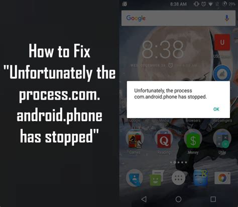 unfortunately the android phone has stopped best fix