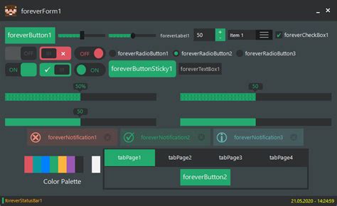 c winform ui ux component library