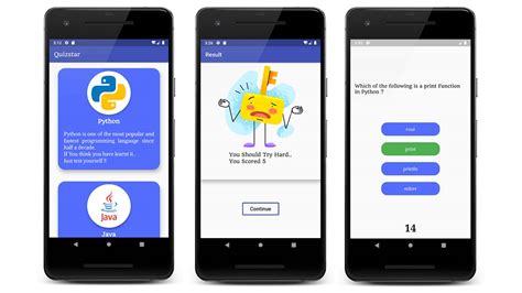 a quiz app with timer in flutter