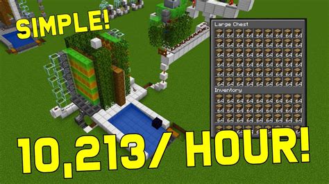 fully automatic tree farm minecraft fully automatic tnt wood tree my