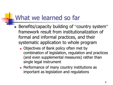 Ppt Unleashing Capacity Through The Use Of Country Systems Powerpoint