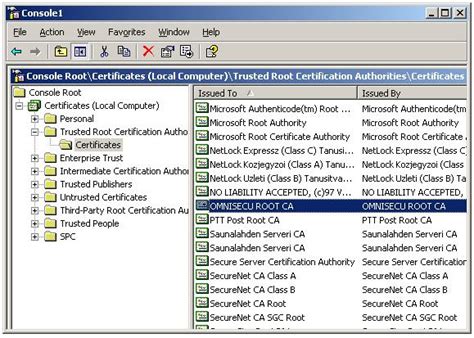 how to import root ca certificate inside trusted root certification