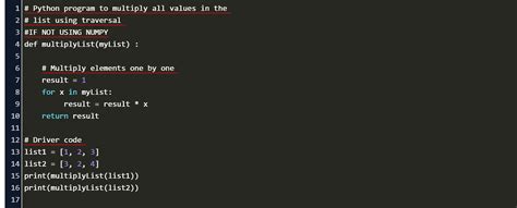 how to multiply list in python 4rt12