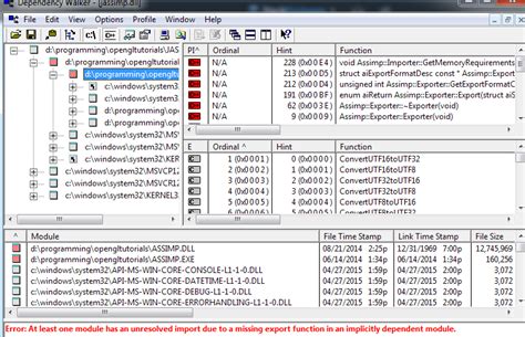 java jassimp dll the specified procedure could not be found stack