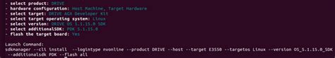 command line install nvidia sdk manager documentation