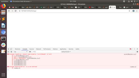 getting an error when integrated django private chat in