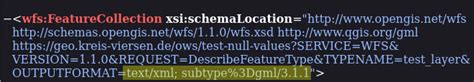 qgis server wfs 1 1 0 getfeature response properties with xsi nil