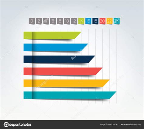 Chart Graph Scheme Simply Color Editable Infographics Element Vector