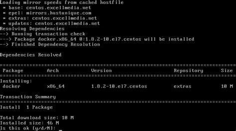 install docker and learn basic container manipulation in centos and