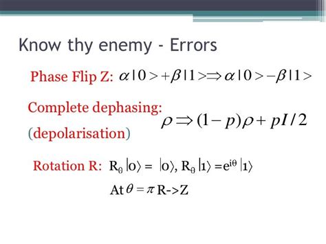 quantum error correction