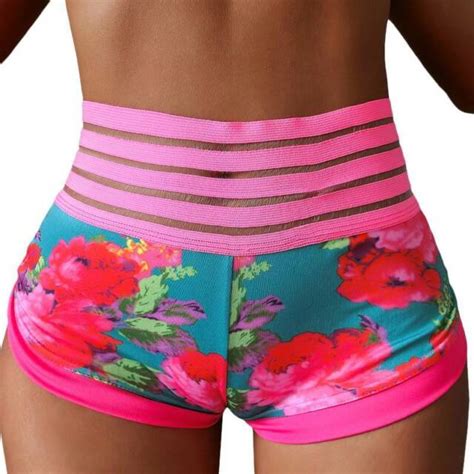 Womens Butt Lift Scrunch Back Shorts Leggings Sport Gym Running Yoga