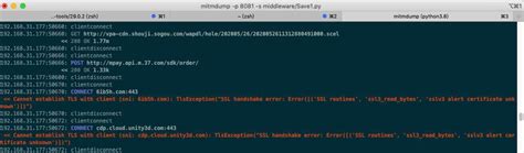 【无法解决】安卓游戏加了代理后支付页面时mitmdump报错：tlsexception ssl handshake error error