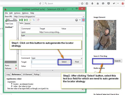 selenium by arun using refresh command in selenium ide