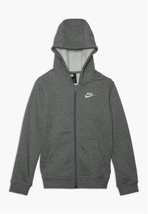 Nike Sportswear Hoodie Club Unisex Sweat Zippé Carbon Heather Smoke