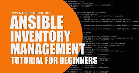 ansible inventory introduction ansible beginner tutorials