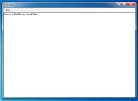 file handling how to open a text file in visual basic