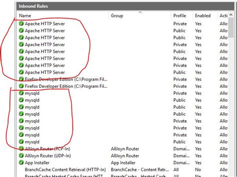 [solved] configure firewall to enable xampp working over 9to5answer