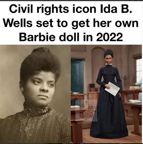 Photos Ida B Wells Honored By Barbie As One Of Its “inspiring Women