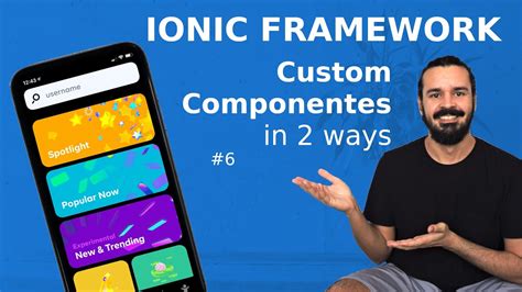 ionic tutorial 6 creating reusable custom components youtube