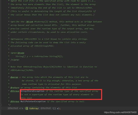 java lang arraystoreexception csdn博客