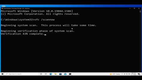 How To Run Sfc Scannow Command In Windows 10 As Administrator Youtube