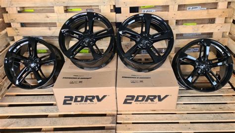 18 Zoll 2drv Wheelworld 5x112 Schwarz Glanz Alufelgen 5 112 Felgen Für