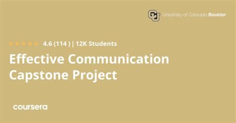 Effective Communication Capstone Project Coursya