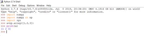 getting started with numpy