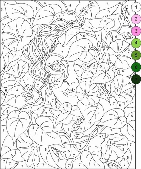 Numbered Coloring Pages For Adults
