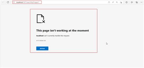 python in azure functions my function is working but default url is